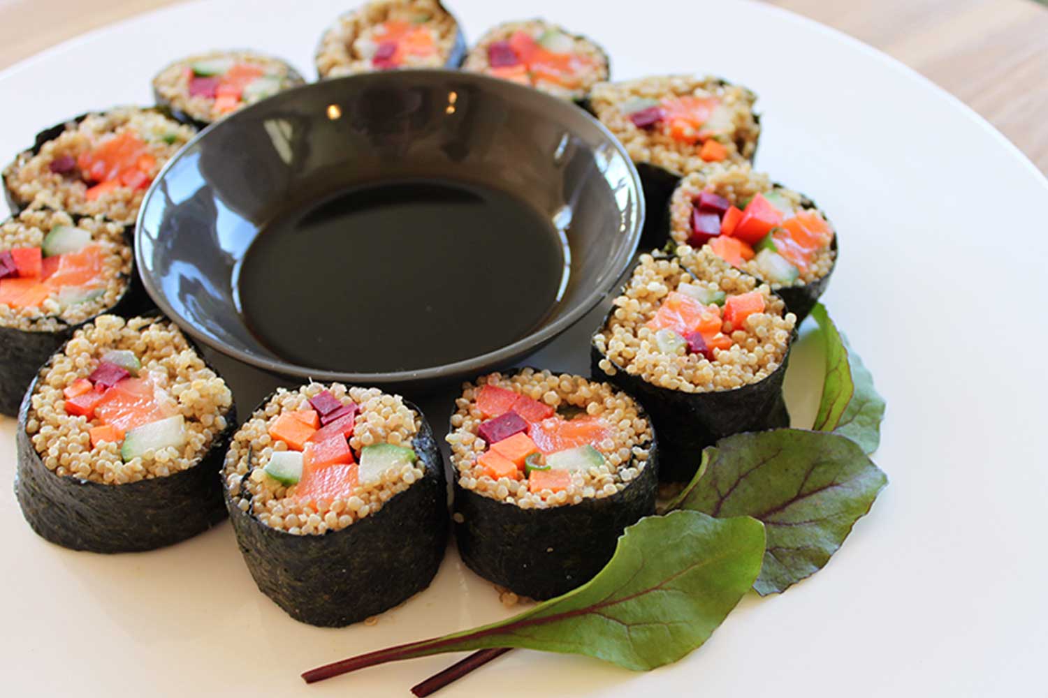 Quinoa Sushi – Kiwi Quinoa